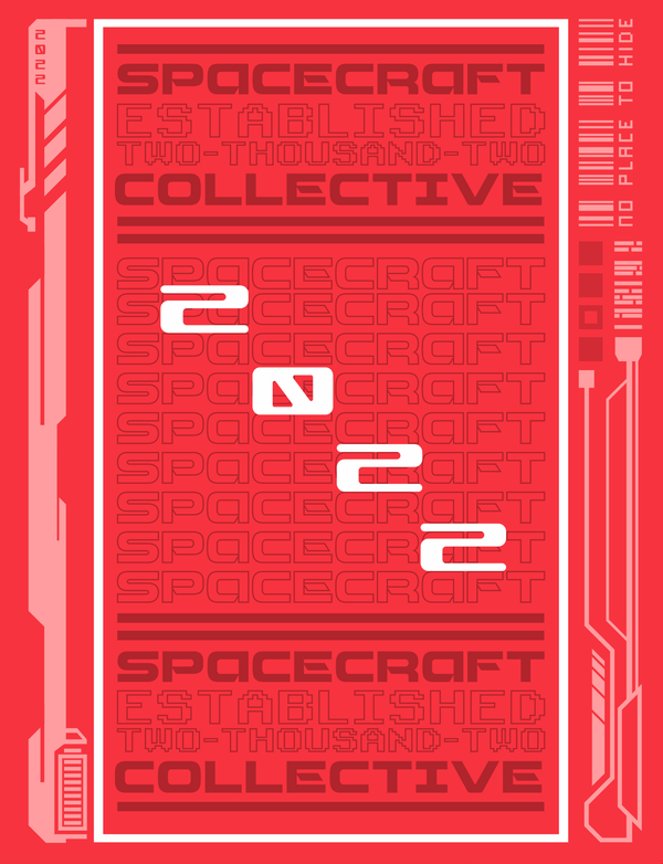 2022 Spacecraft Sticker Sheet